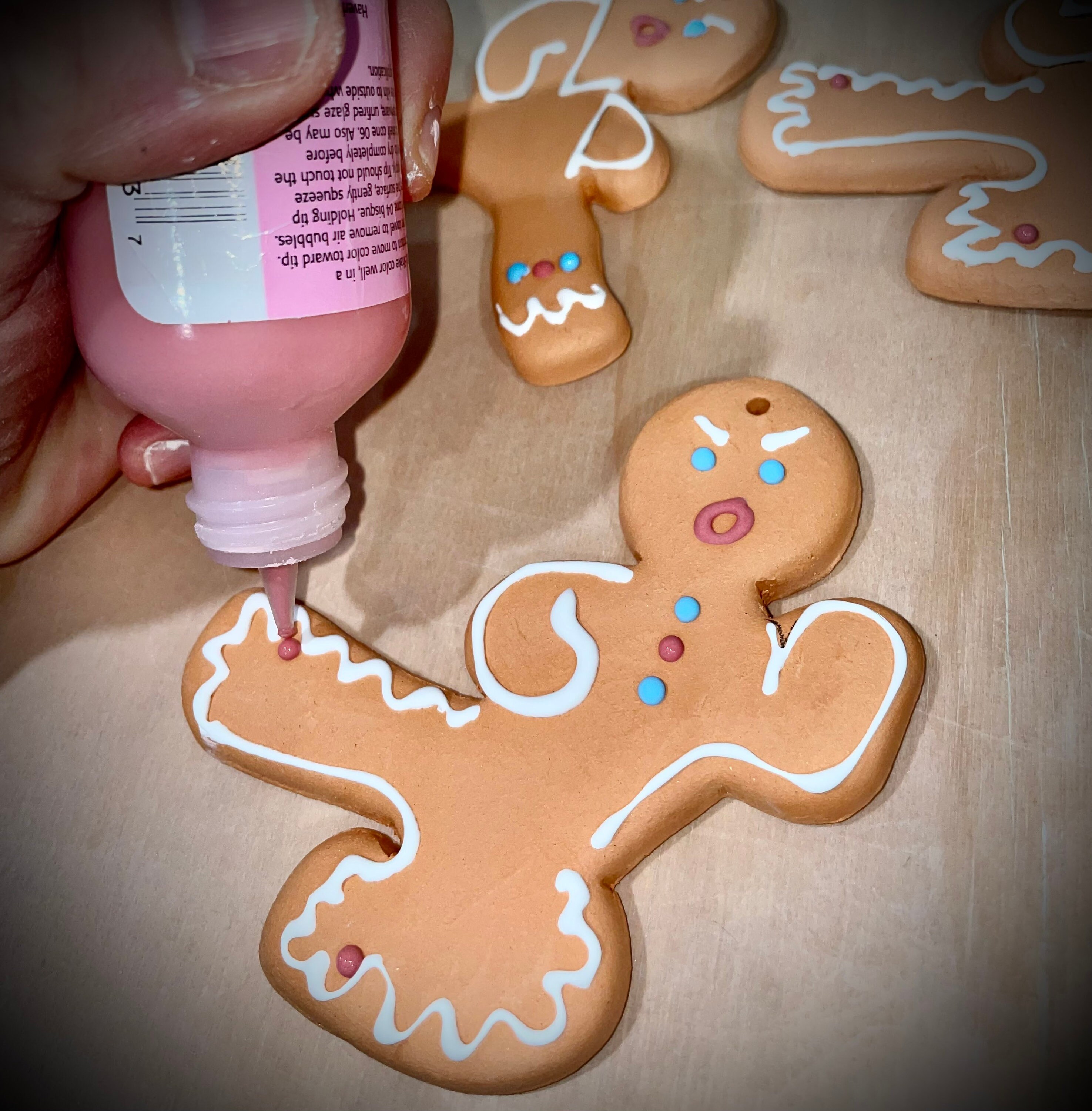 Gingerbread Man Martial Arts Ornament - Cookie, Ninja, Karate ...