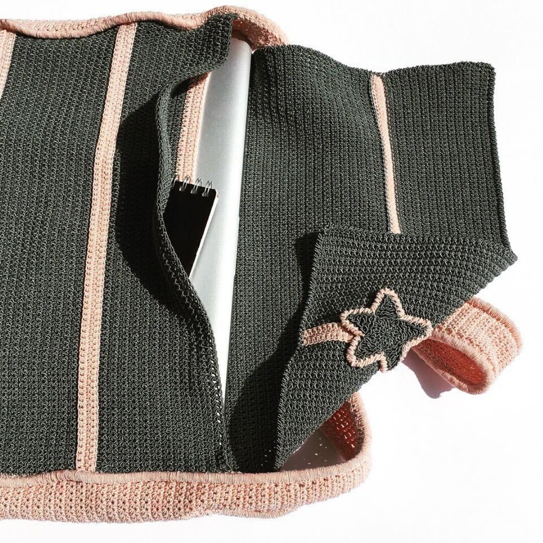 Crocheted Computer Bag⎟pdf PATTERN - Etsy