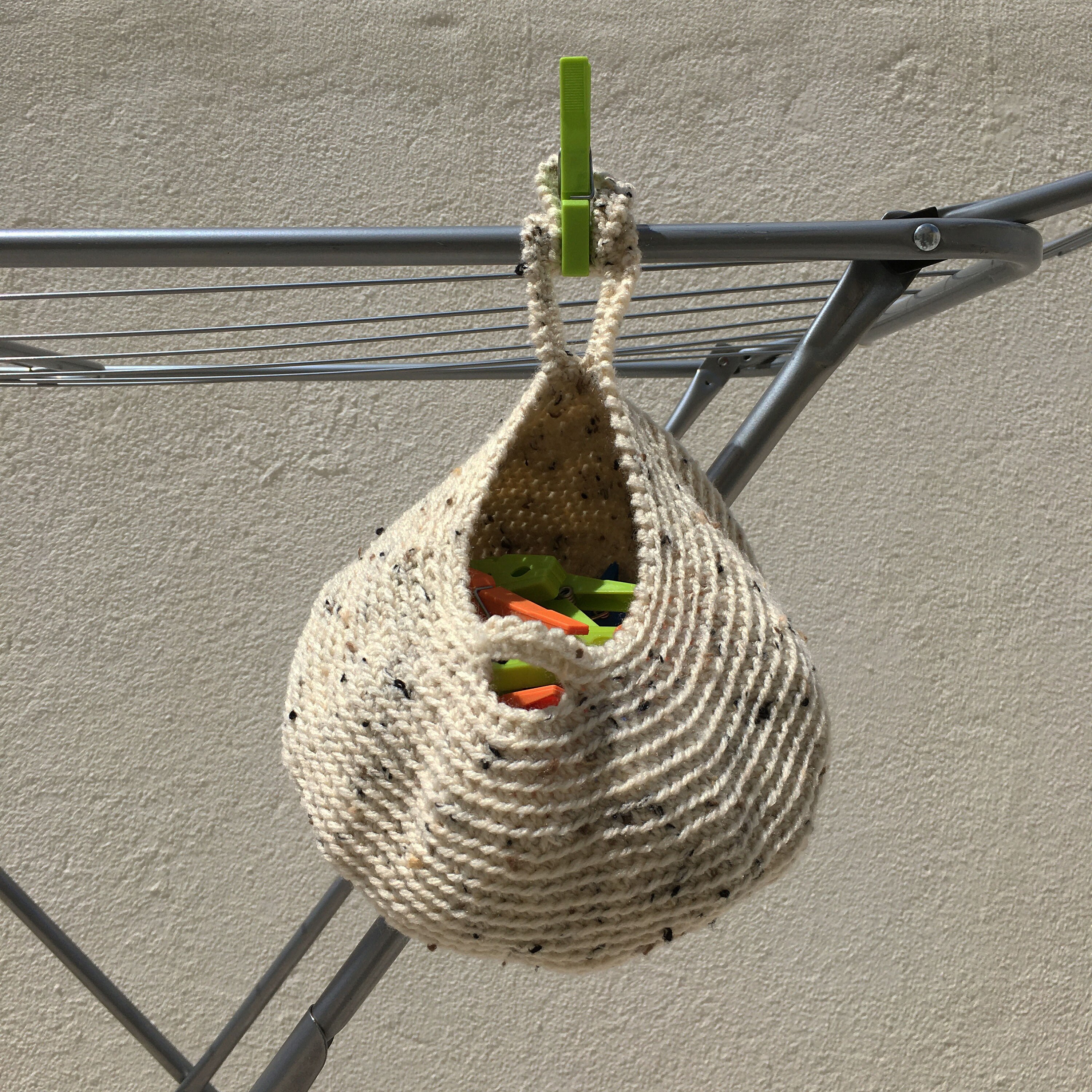 Crocheted Clothes Pin Basket⎟pdf PATTERN - Etsy