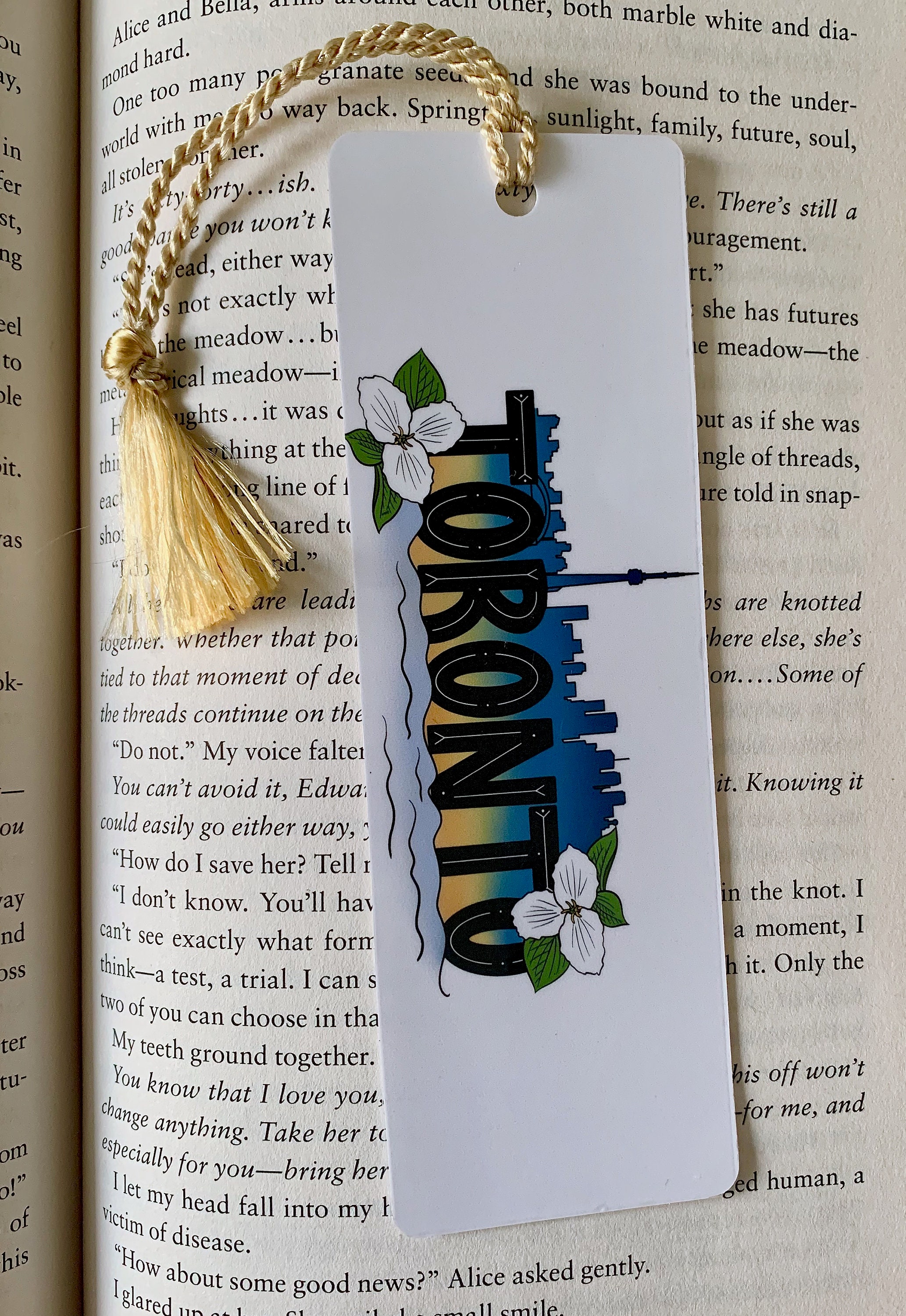 Toronto Skyline Handmade Laminated Double-sided Bookmark - Etsy