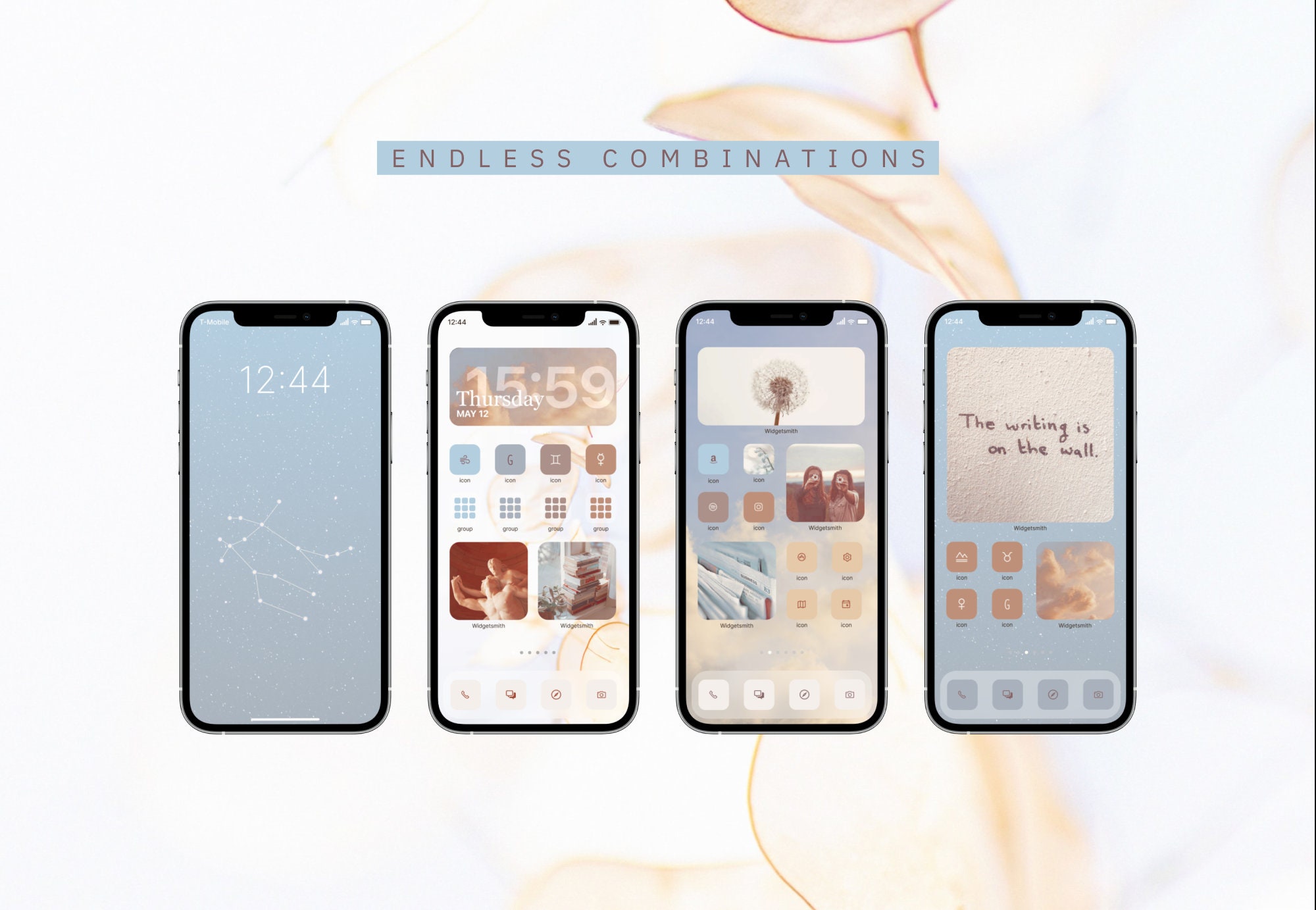 Gemini Aesthetic Theme for Ios Android - Etsy