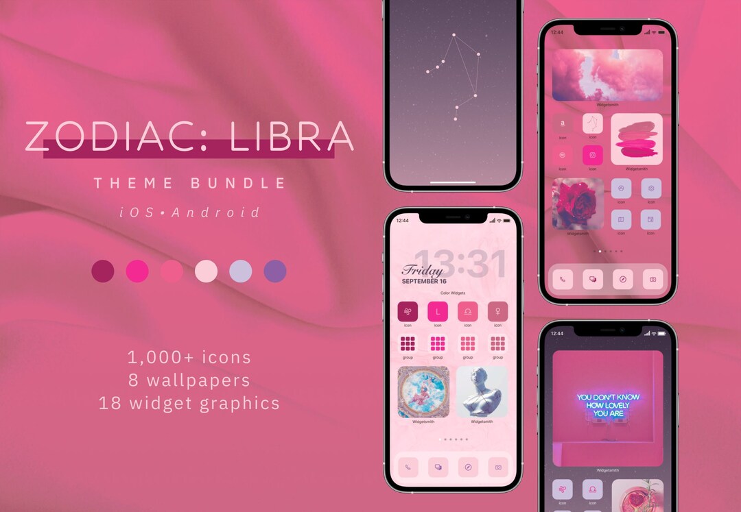 Libra Aesthetic Theme for Ios + Android - Etsy