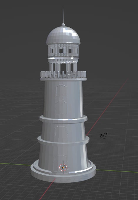 Lighthouse STL File for Lamps 3D Model | STL File for 3d Printing - Etsy
