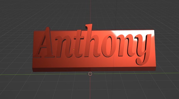 Anthony Name Tag