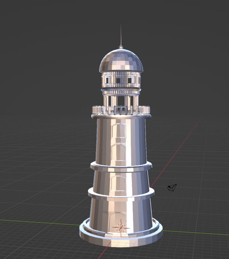 Lighthouse STL File for Lamps 3D Model | STL File for 3d Printing - Etsy