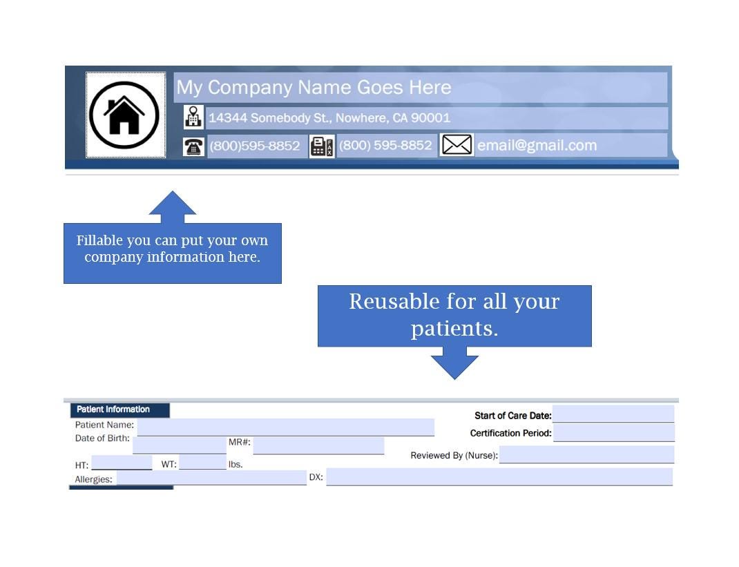 Medication Profile Log PDF | Printable & Fillable Medication Chart for ...