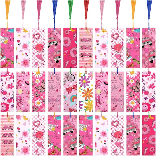 Preppy Bookmark - Etsy