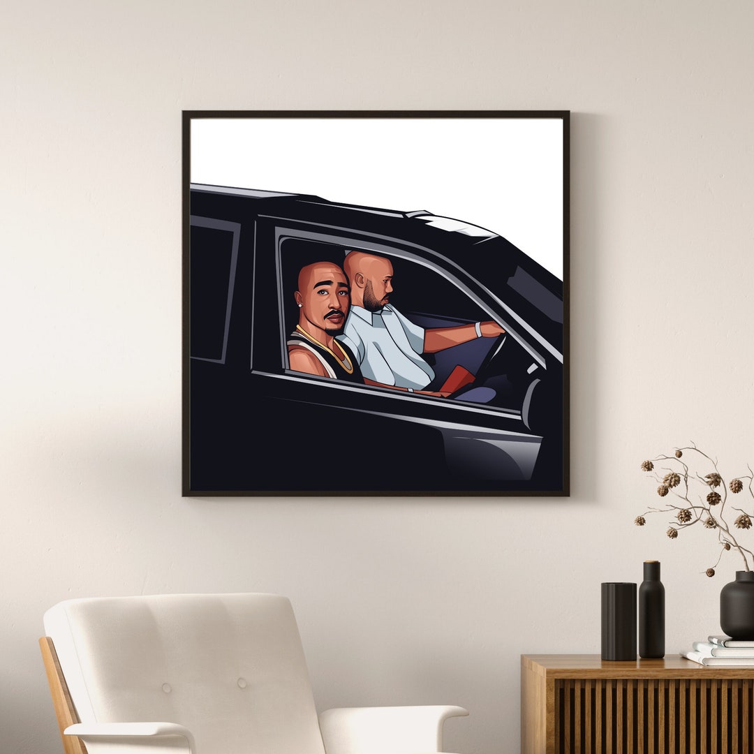 Bring the Iconic Tupac Shakur Home With Our Digital Download Art Print ...