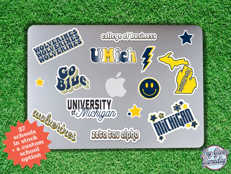 College Stickers College Sticker Set Laptop Sticker Water - Etsy