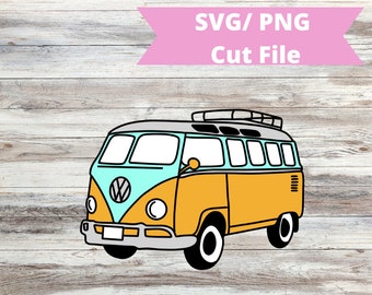 Vw Bus Svg | Etsy