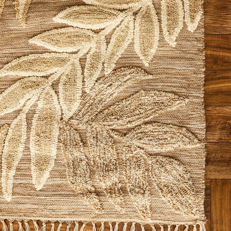 Jute Floral Rug - Etsy