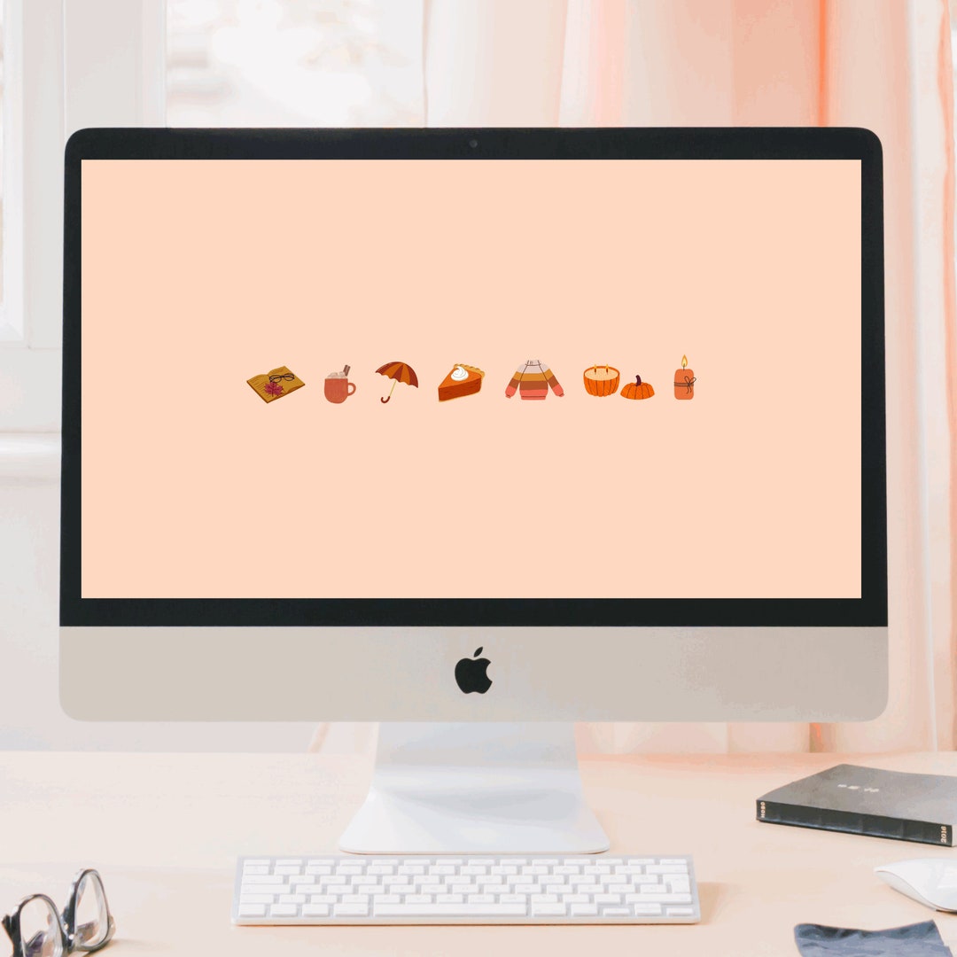 Fall Necessities Desktop Wallpaper Autumn HD Wallpaper | Cute Fall ...