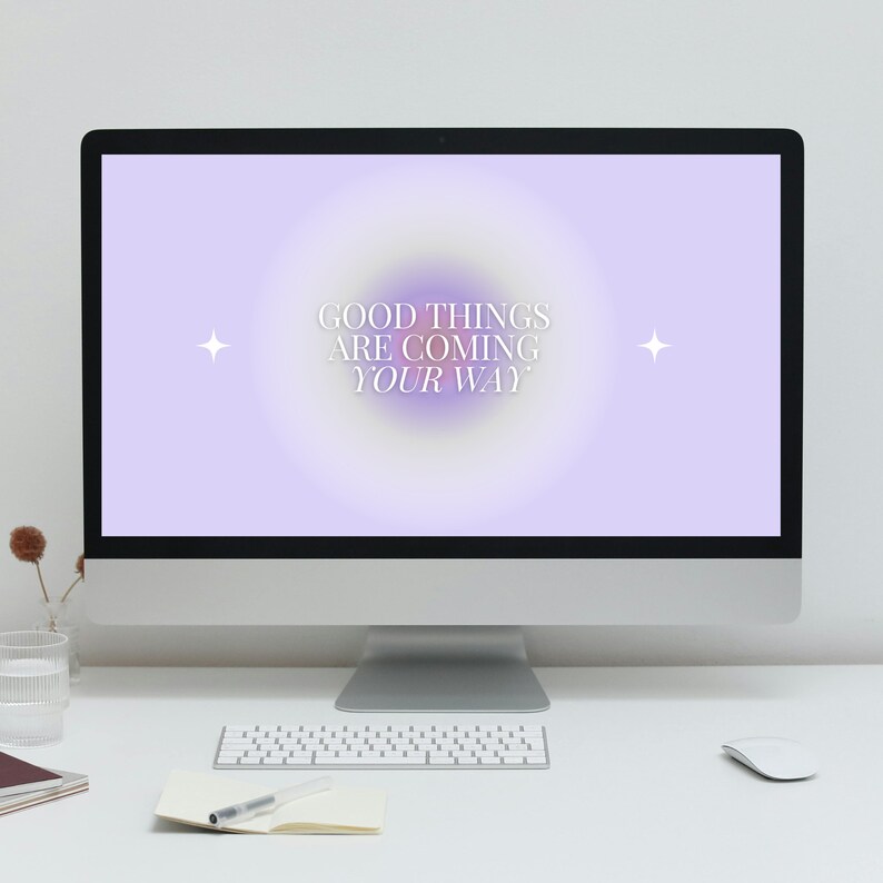 Good Things Aesthetic Aura Desktop Wallpaper HD Wallpaper | Cool Vibes ...