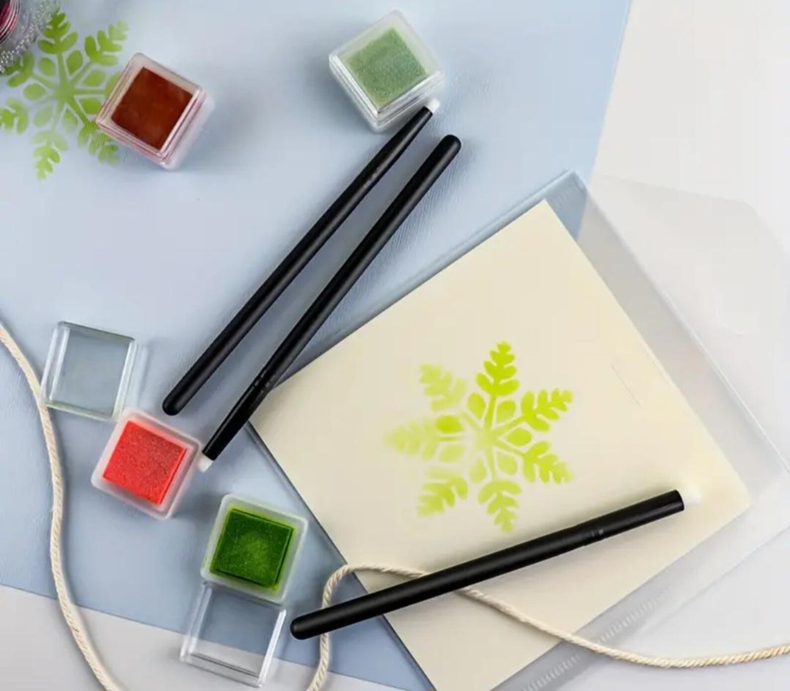 3 Mini Detail Ink Blending Brushes Brand New Perfect for Inking ...