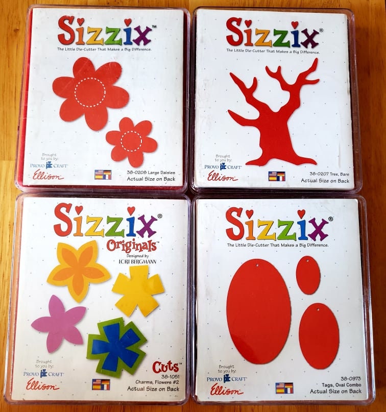 Sizzix Large Red Original Dies, Assorted You Choose Some New Some Used ...