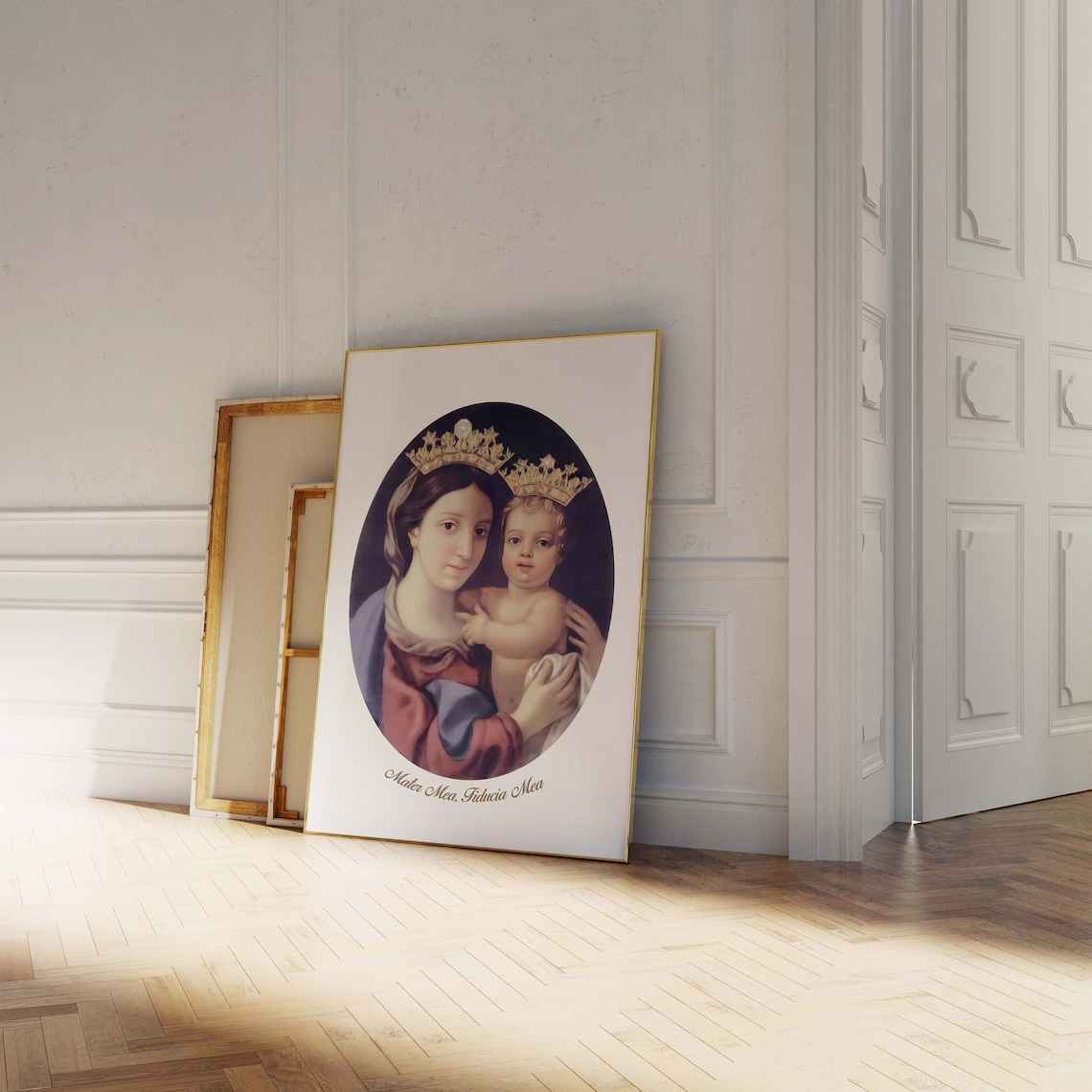 Our Lady of Confidence Art Print | Madonna Della Fiducia - Etsy