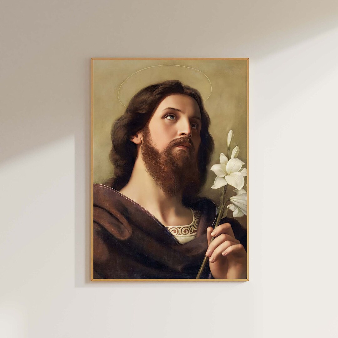 Saint Joseph Art Print Ernst Deger - Etsy