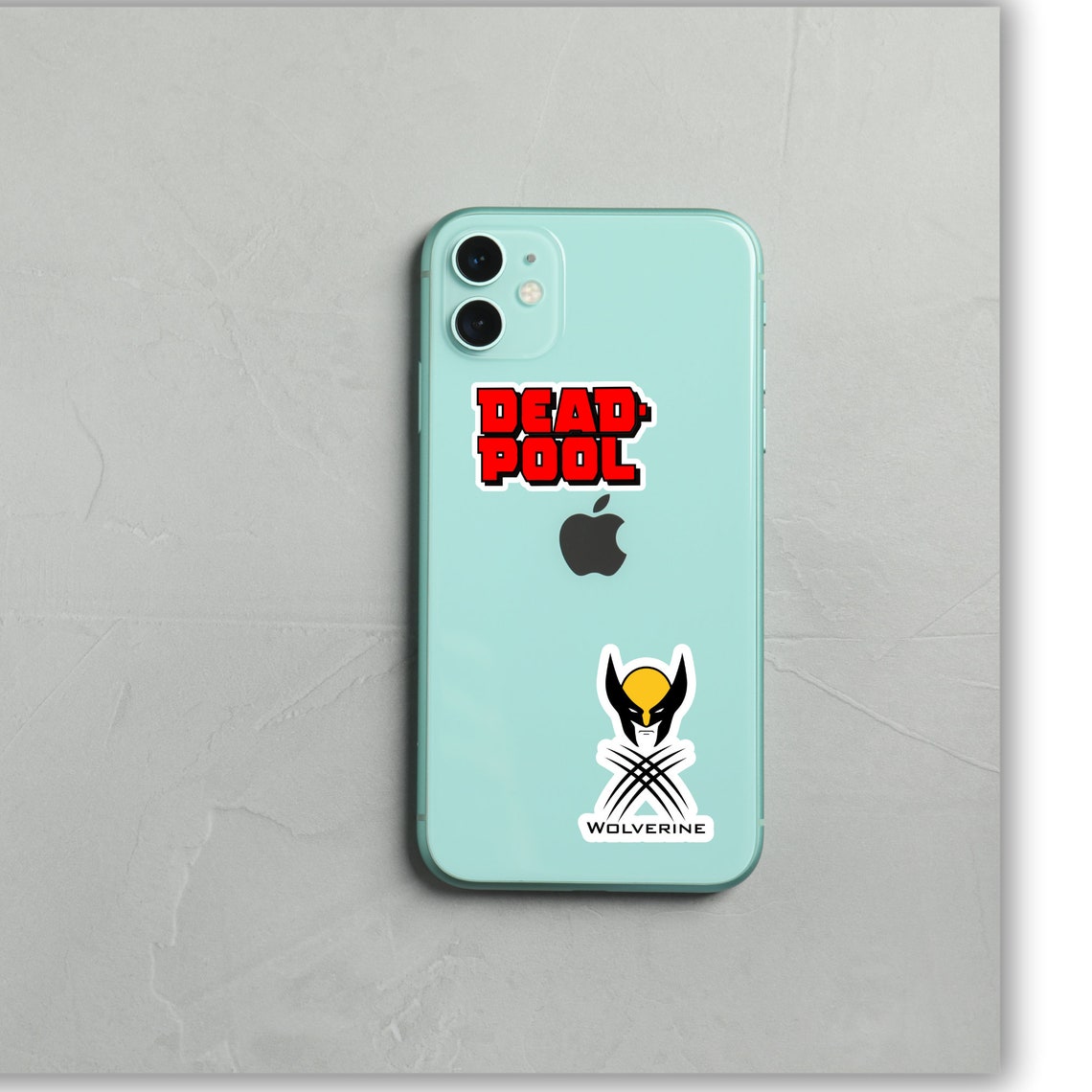 Deadpool and Wolverine Chibi Sticker Set | Marvel Vinyl Decals - Etsy