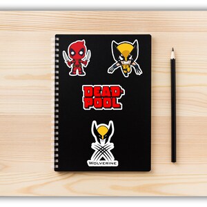 Deadpool and Wolverine Sticker Bundle | Super Hero Themed Party Favor ...