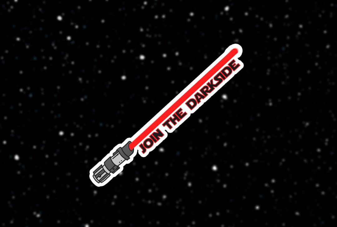 Darth Vader Lightsaber Sticker | Vinyl Sticker | Sci Fi | Darth Vader ...