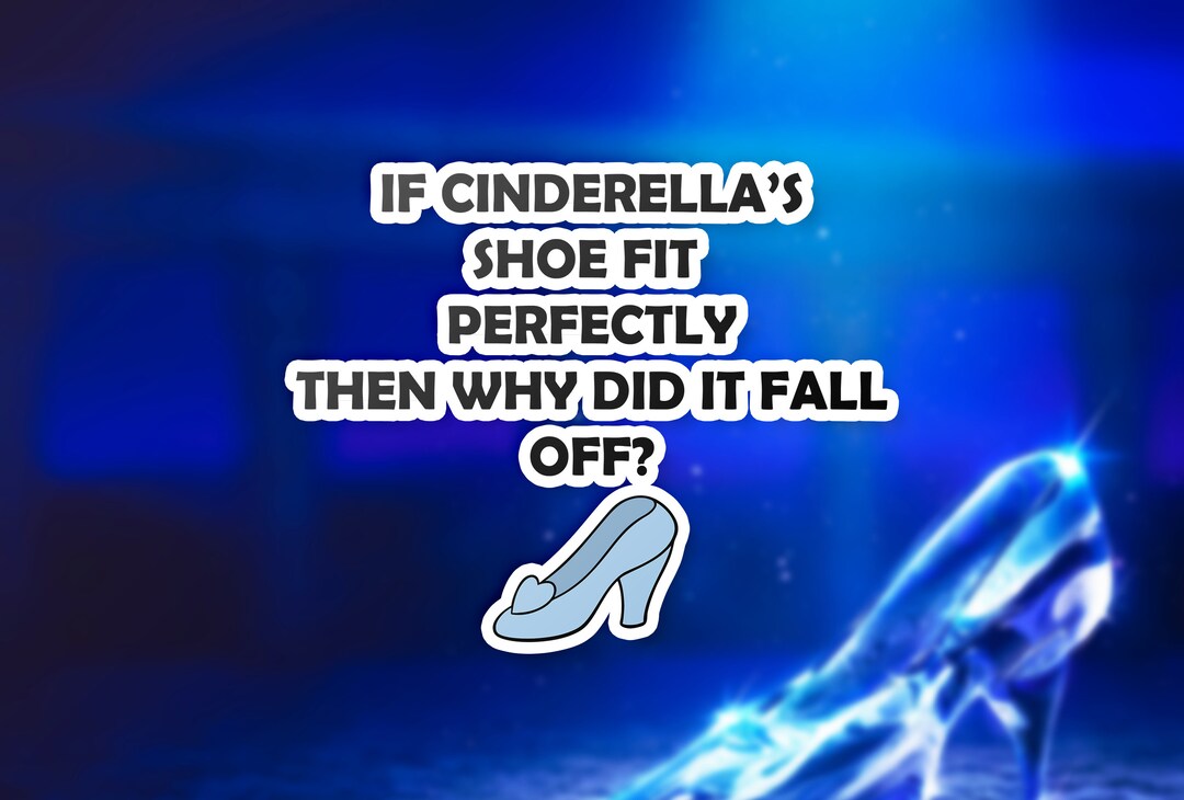 Funny Cinderella Sticker Disney Princess Sticker Cinderella Disney ...