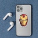 Iron Man Helmet Sticker Marvel Iron Man Sticker Super Hero Sticker Sci ...