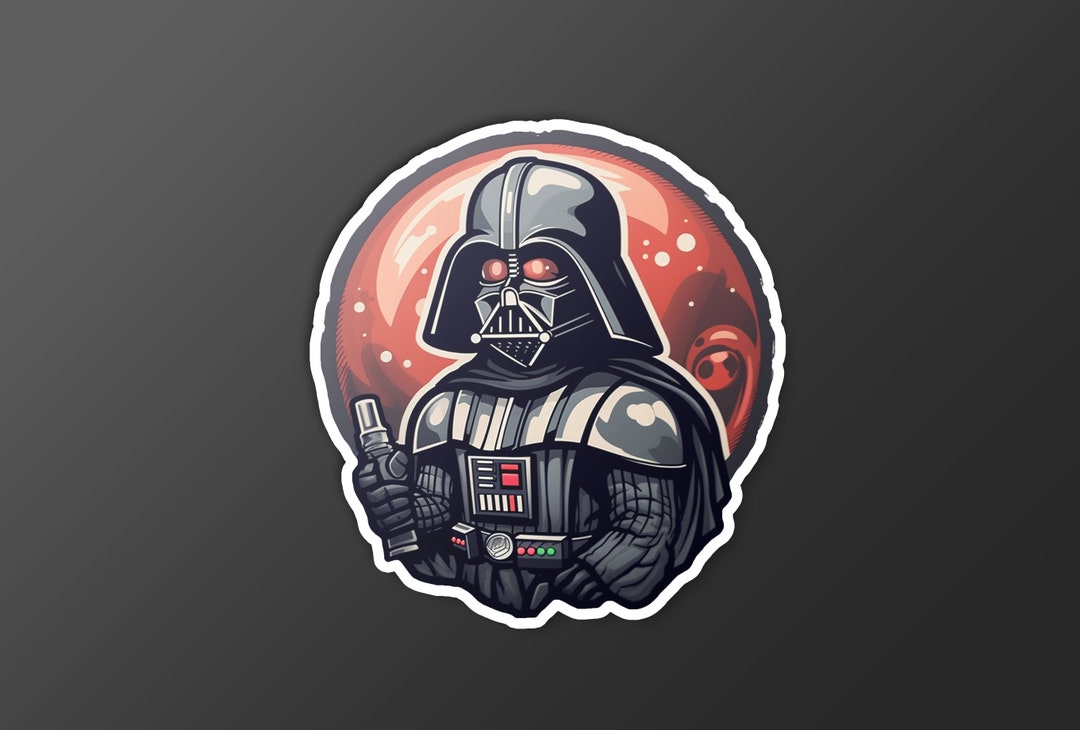 Star Wars Darth Vader Sticker Star Wars Fandom Darth Vader - Etsy