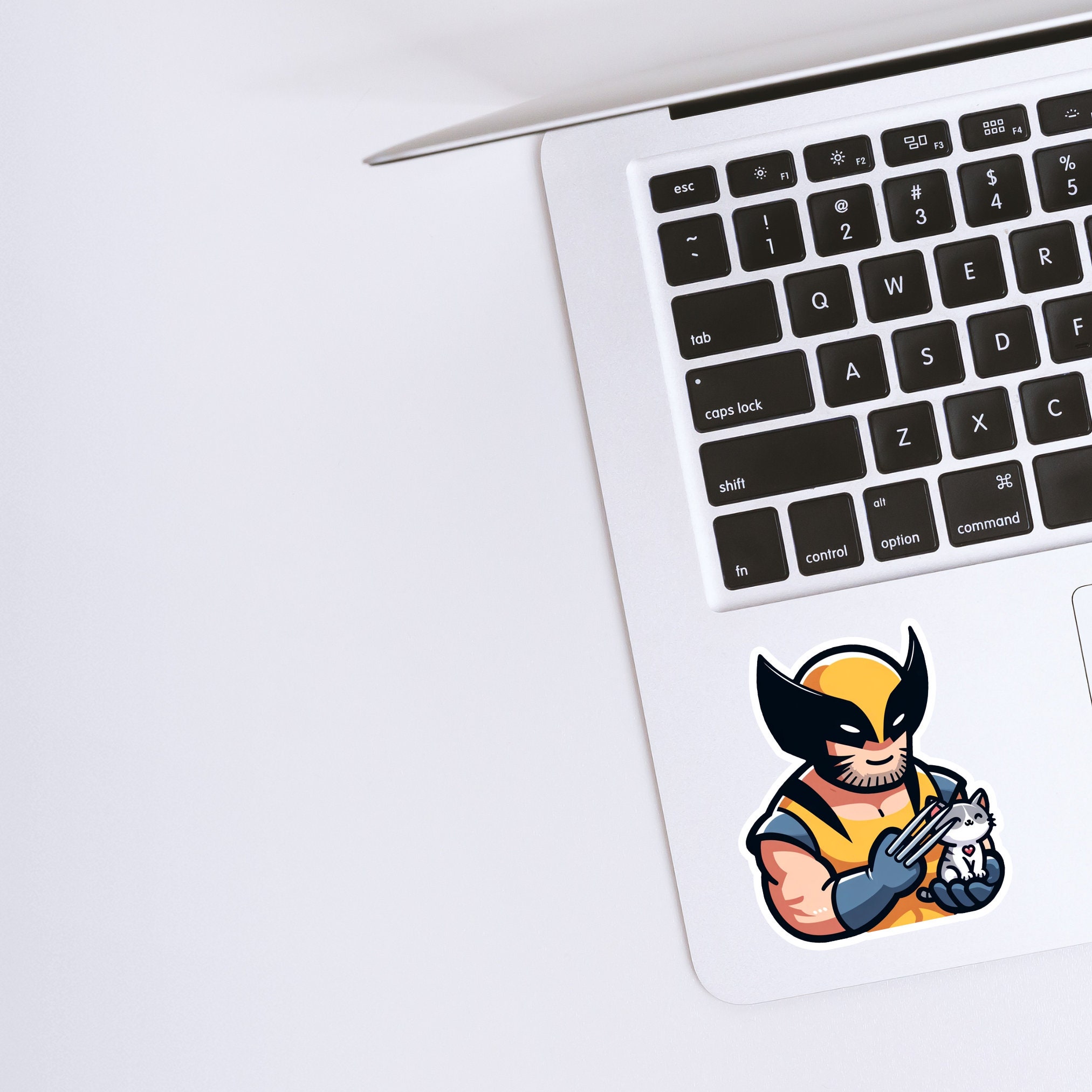 Cute X Men Wolverine Sticker | X Men | Marvel | Cat Lover Gift | X Men ...
