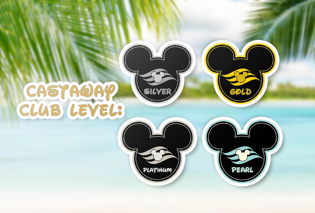 Disney Cruise Line Castaway Club Magnet Bundle | Stateroom Decor (6x6 ...