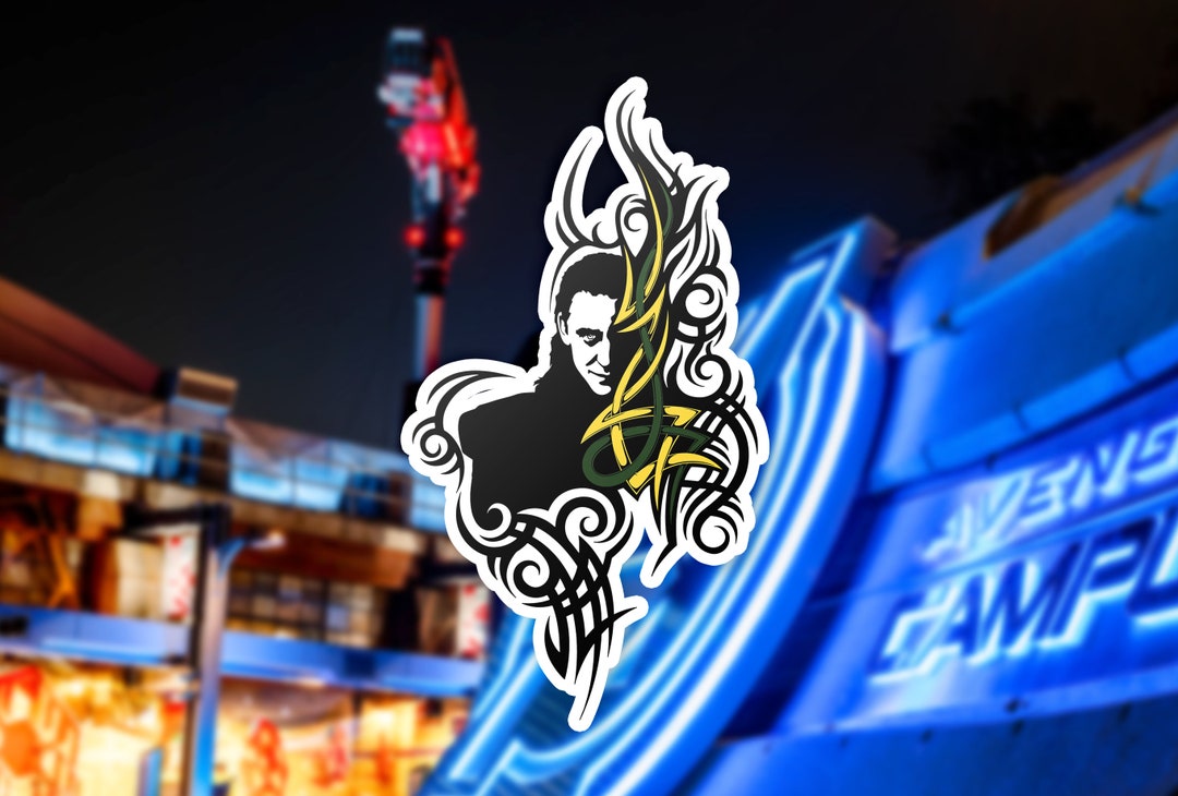 Loki Art Vinyl Sticker | Marvel | Loki | Thor | Super Hero Sticker ...