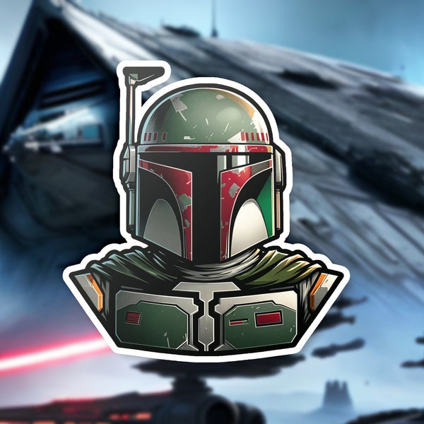 Boba Fett Stickers - Etsy