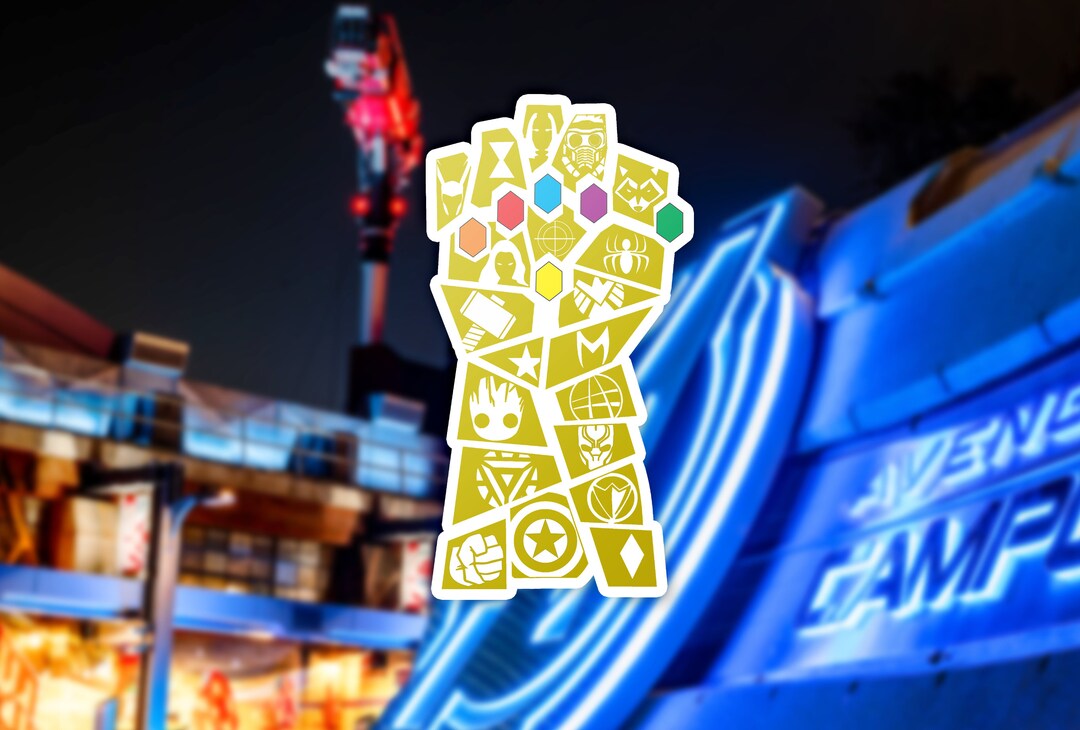 Avengers Infinity Gauntlet Vinyl Sticker | Marvel Design | Avengers ...