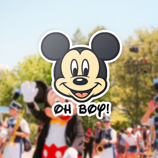 Mickey Mouse Decal - Etsy