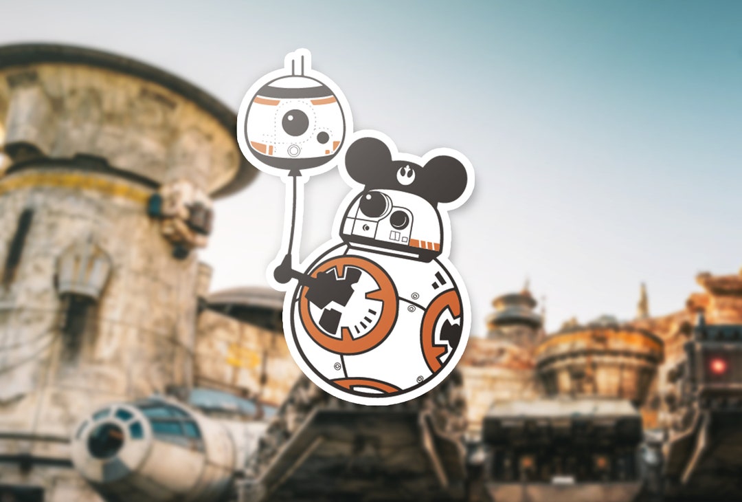 Cute BB8 Sticker Vinyl Sticker Star Wars BB8 Sticker Star Wars ...