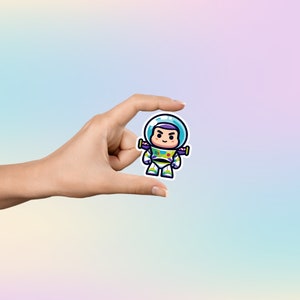 Space Ranger Chibi Buzz Lightyear Toy Story Sticker | Pixar Inspired ...