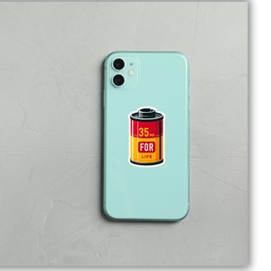 Vintage Film Roll Canister Sticker | Film Photography Sticker Gift ...