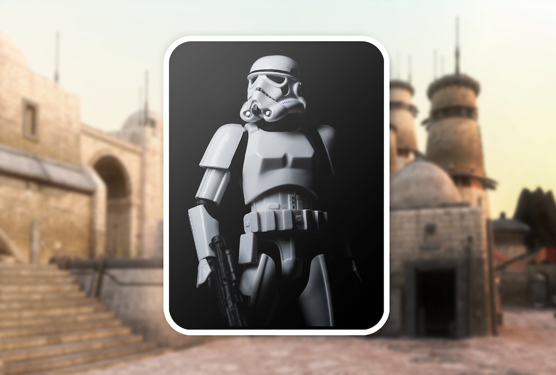 Stormtrooper Vinyl Sticker: Star Wars Toy Photography - Etsy
