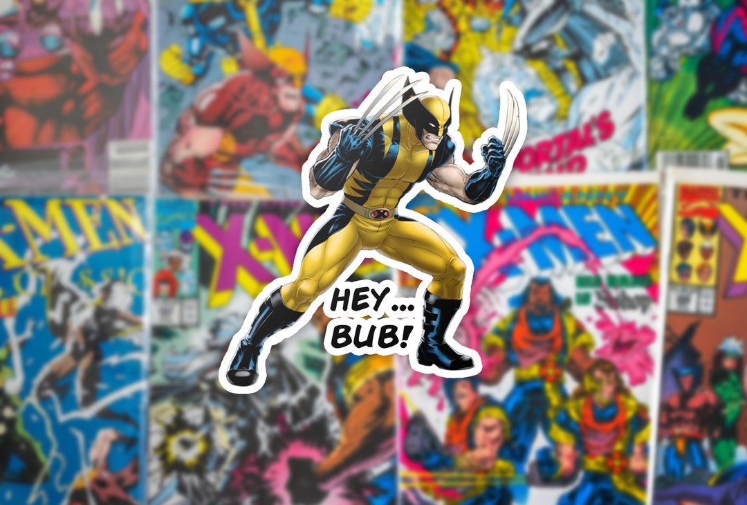 X Men Wolverine Vinyl Sticker | X Men Sticker | Marvel | X Men Fan Art ...