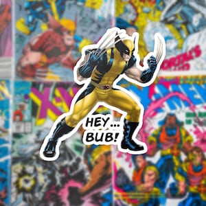 X Men Wolverine Vinyl Sticker | X Men Sticker | Marvel | X Men Fan Art ...