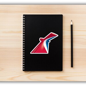 Carnival Cruise Line Fin Sticker | Cruise Line Sticker | Laptop Sticker ...