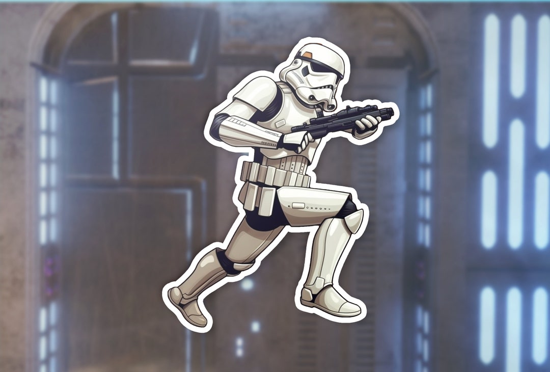 Stormtrooper Vinyl Sticker | Star Wars Galactic Empire - Etsy