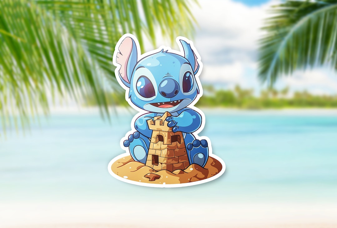 Chibi Stitch Magnet | Disney Cruise Magnet | Pixie Dusting Fish ...