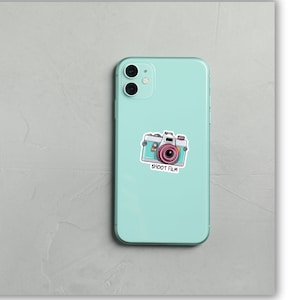 Vintage Film Camera Sticker | Photography Film Camera Sticker ...