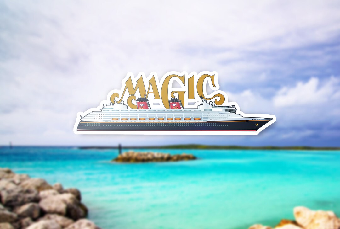Disney Magic Cruise Line Sticker | Vinyl Decal - Etsy