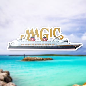 Disney Magic Cruise Line Sticker | Cruise Line Sticker | Laptop Sticker ...