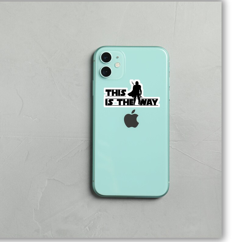 This is the Way Mandalorian Vinyl Sticker | Star Wars Fandom - Etsy
