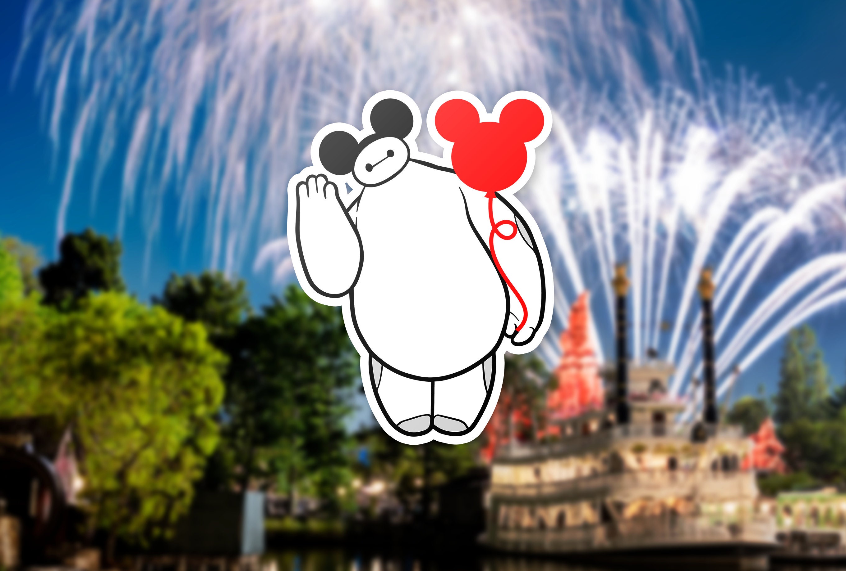 Big Hero 6 Baymax Vinyl Sticker | Disney Design | Big Hero 6 Disney ...