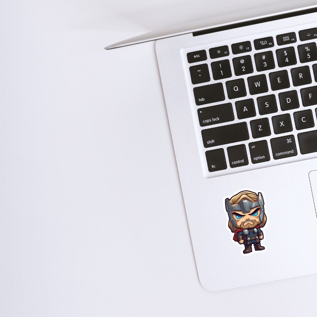 Funny Chibi Thor Sticker Marvel Inspired Laptop Sticker - Etsy