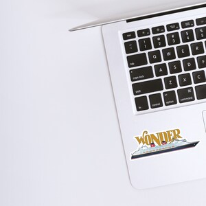 Disney Wonder Cruise Ship Sticker | DCL Stationery | Laptop Sticker ...