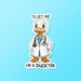 Cute Duck Doctor Vinyl Sticker Duck Lover Gift Fun Doctor Office ...